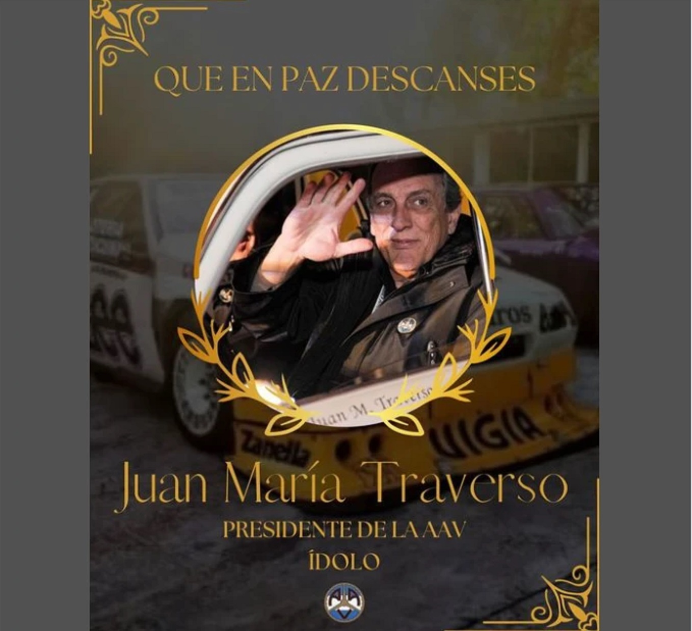 FALLECIO JUAN MARÍA TRAVERSO EL ÚLTIMO ÍDOLO DEL AUTOMOVILISMO | Radio ...